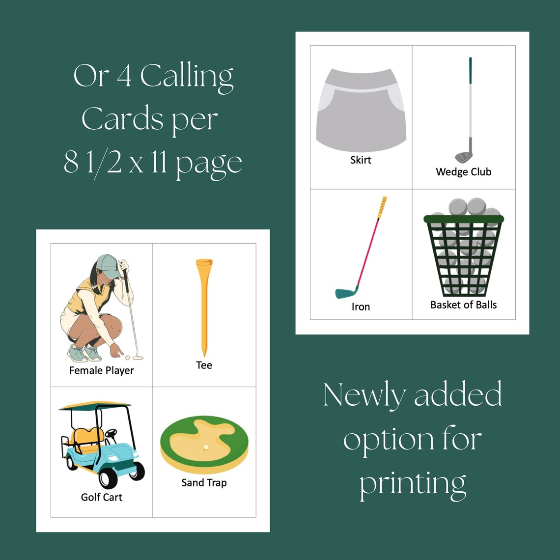 Golf Bingo - Etsy