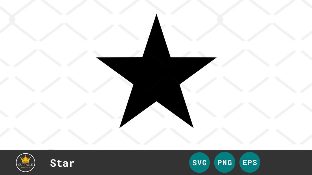 Star SVG, PNG, Eps, Jpg Digital Download - Etsy