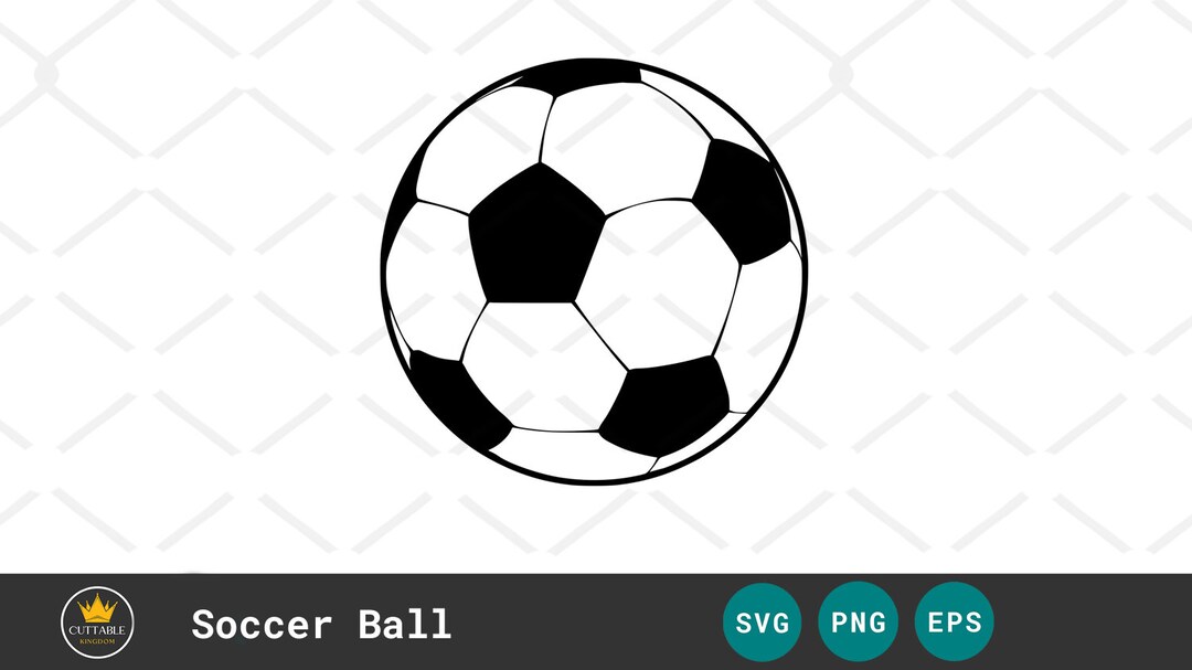 Soccer Ball SVG, PNG, Eps, Jpg Digital Download - Etsy