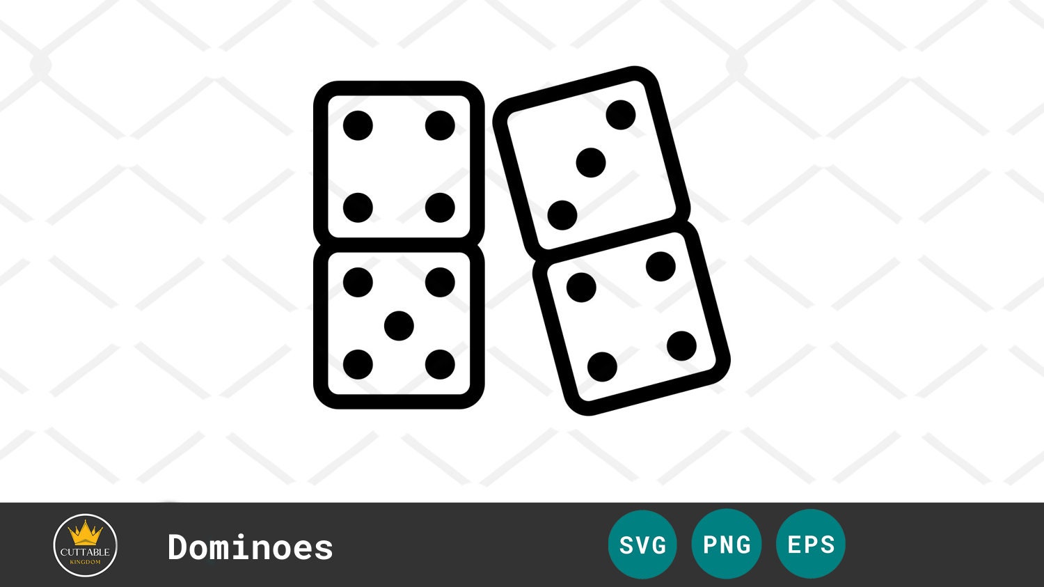 Dominoes SVG, PNG, Eps, Jpg Digital Download - Etsy