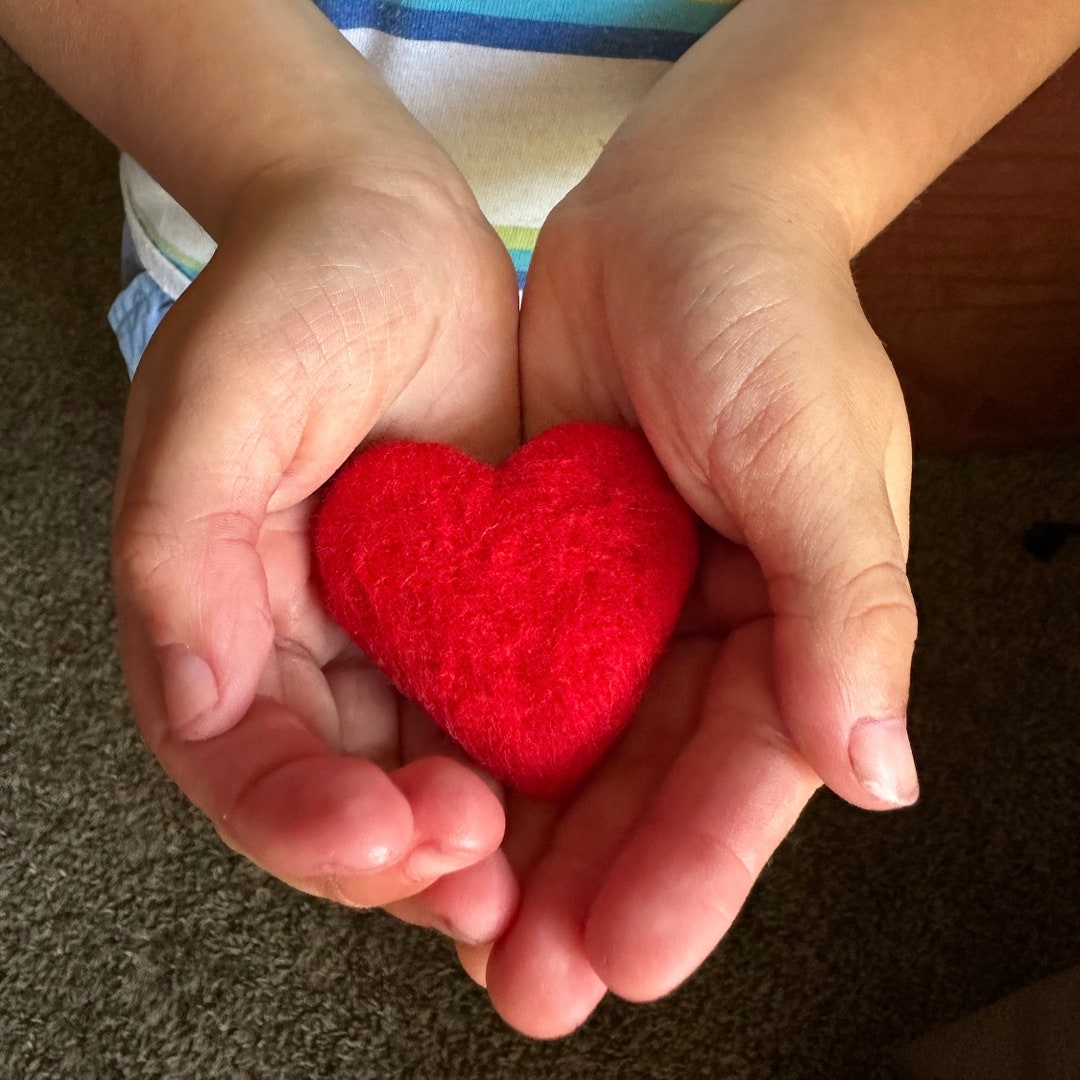 Kissing Hand Heart, First Day of School Gift, Ready Confetti, Jitter ...