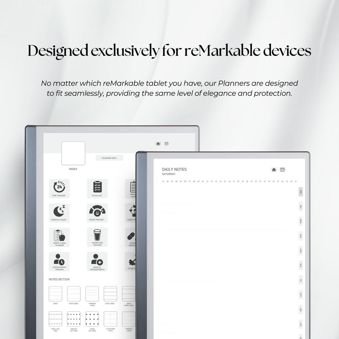 Templates for Remarkable 2 | Life Planner | Remarkable 2 Templates ...