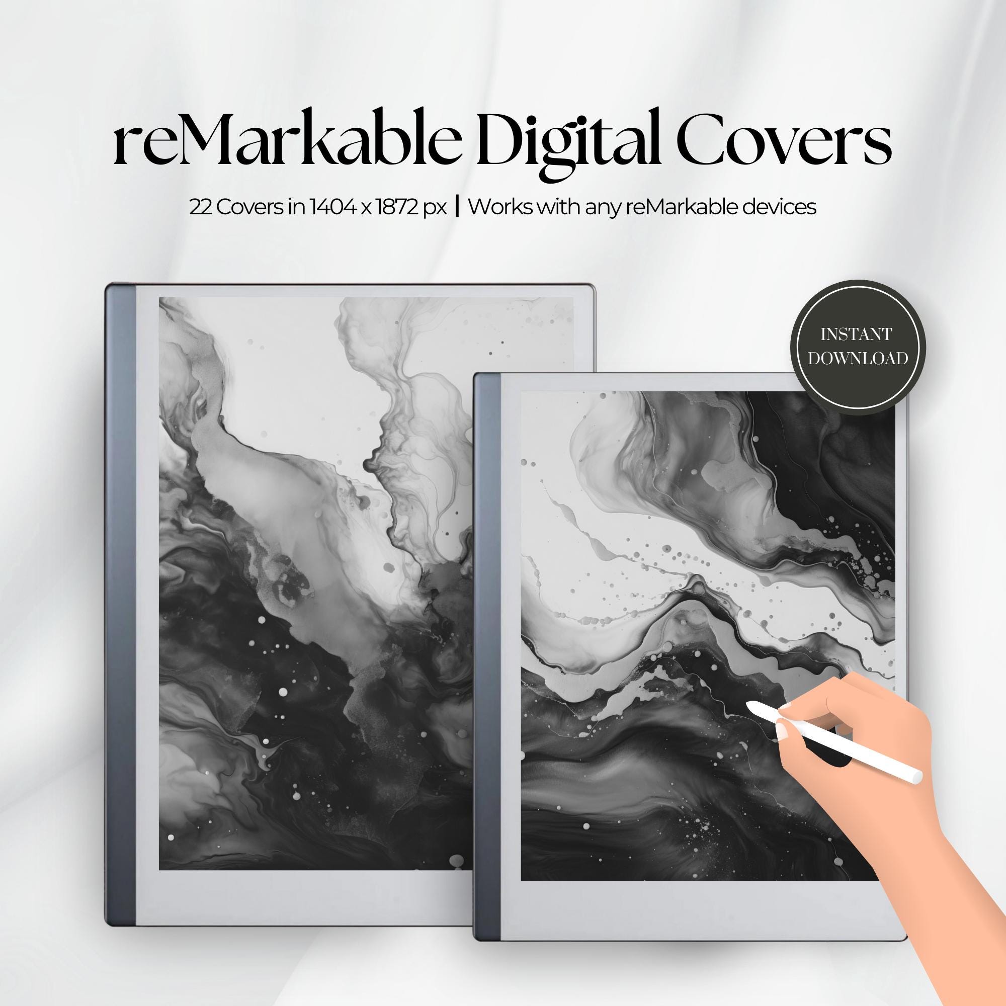 Remarkable 2 Notebook Cover Template Bundle | Sleep Screen | Custom ...