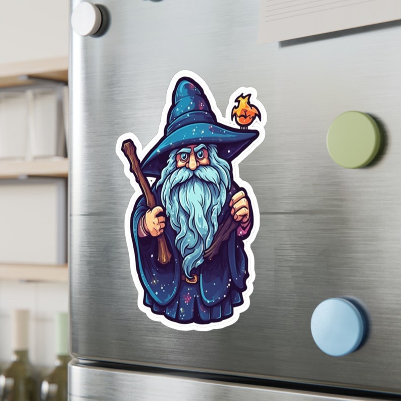 Wizard Vinyl Decal Sticker - Etsy