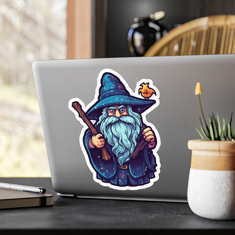 Wizard Vinyl Decal Sticker - Etsy