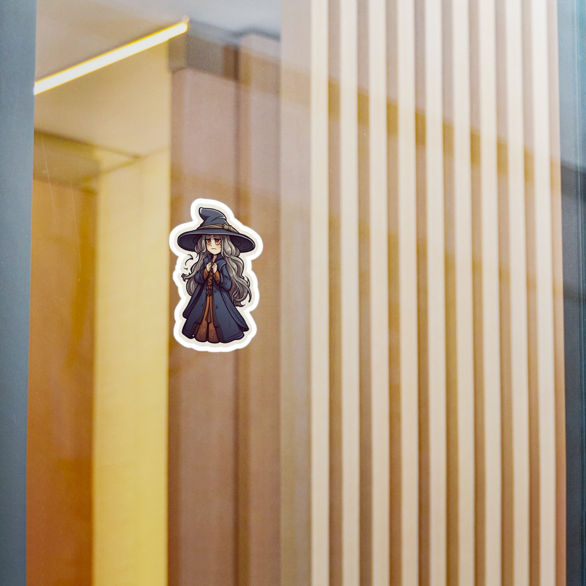 Cute Witch/wizard Vinyl Decal Sticker - Etsy