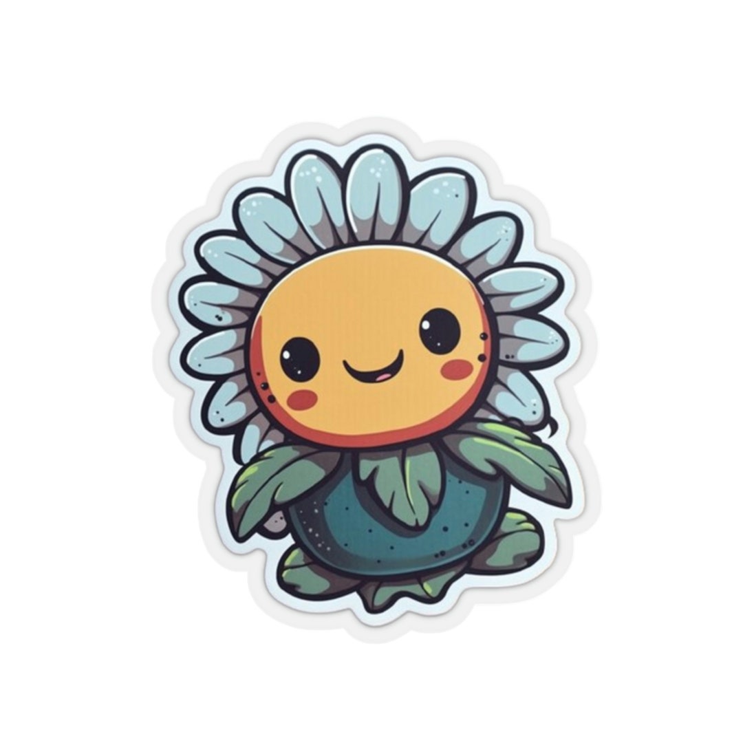 Kiss-cut Stickers Cute Flower - Etsy