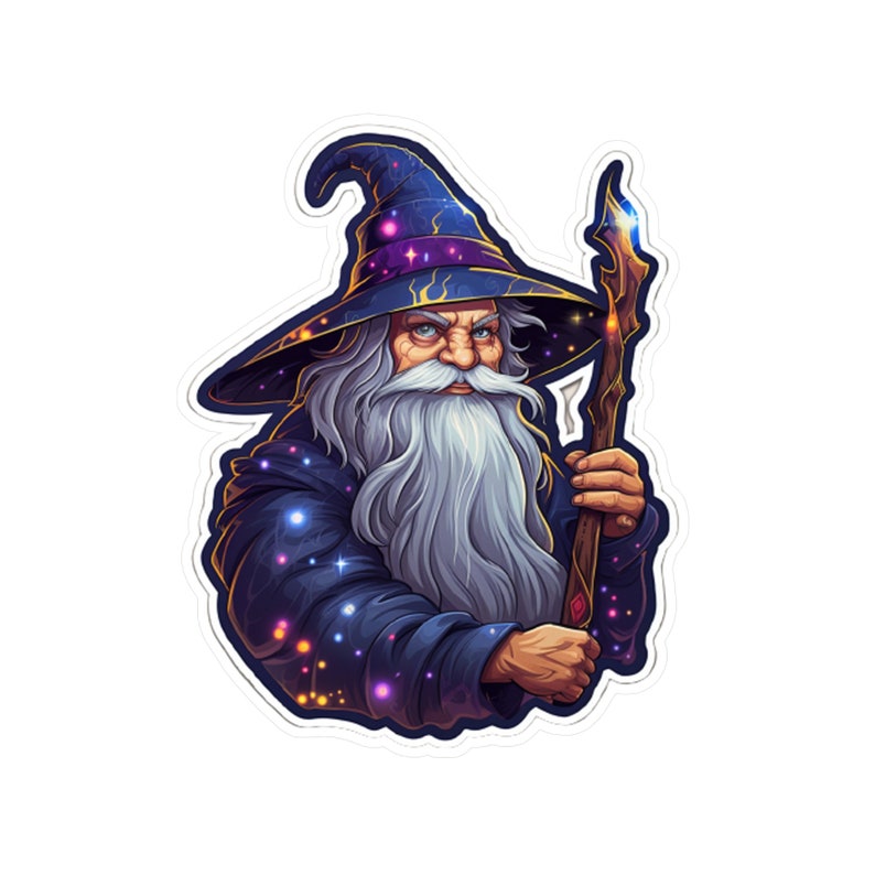 Galactic Wizard Vinyl Decals - Etsy