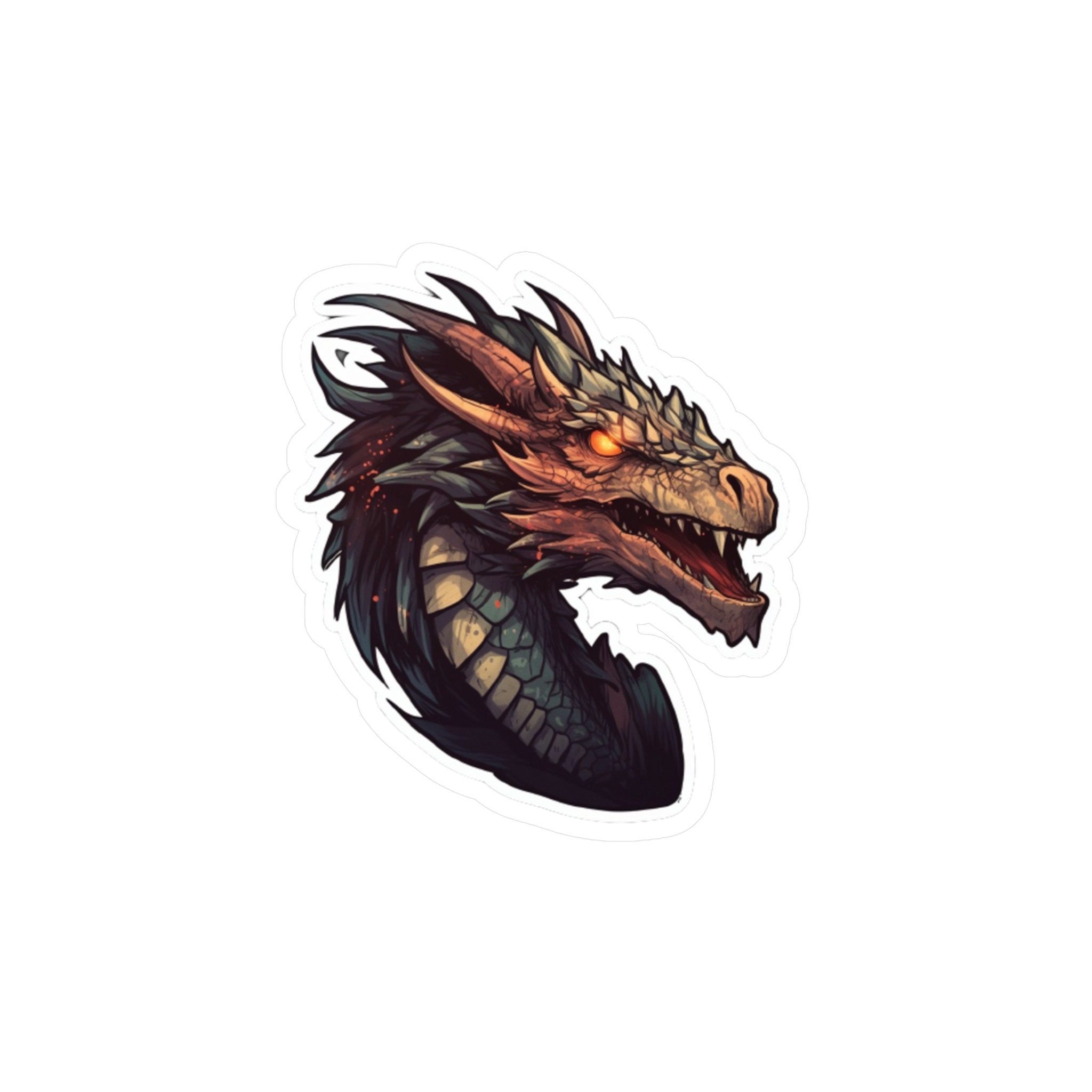 Dragon Vinyl Decals - Etsy