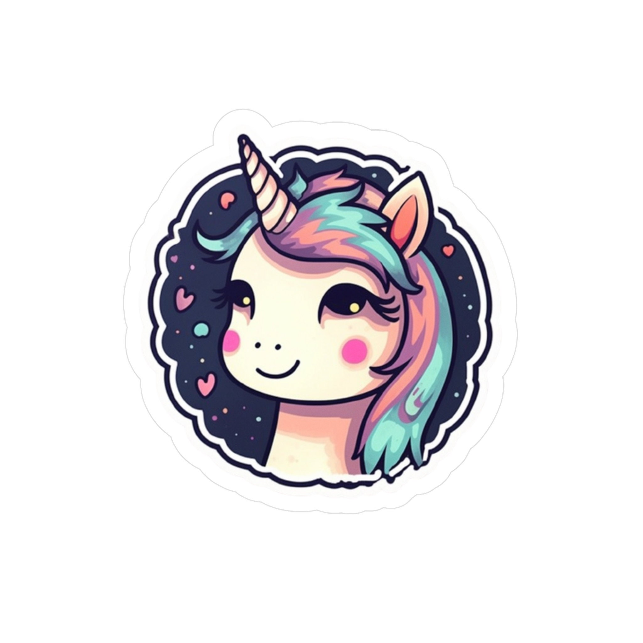 Cute Unicorn Vinyl Decals - Etsy