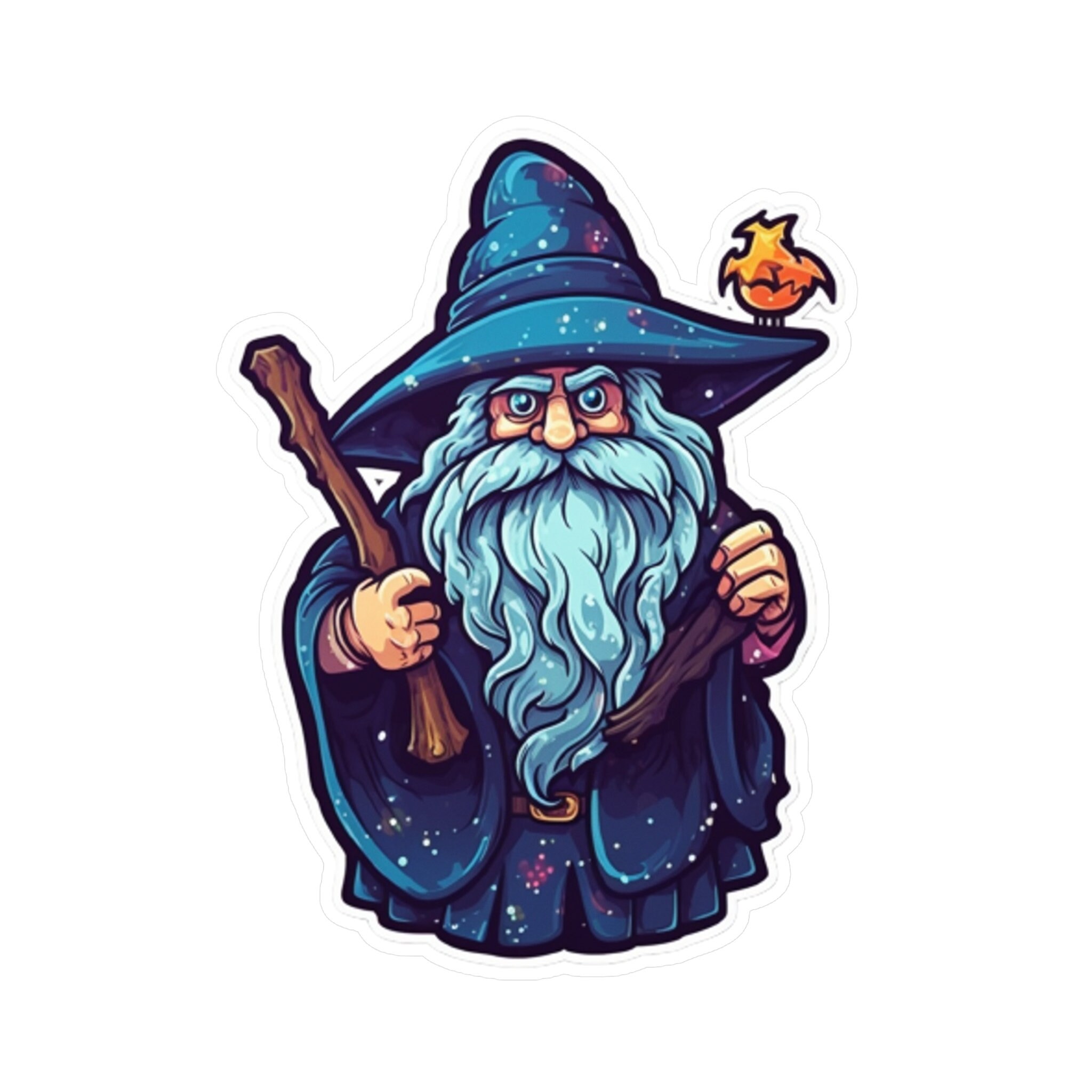 Wizard Vinyl Decal Sticker - Etsy