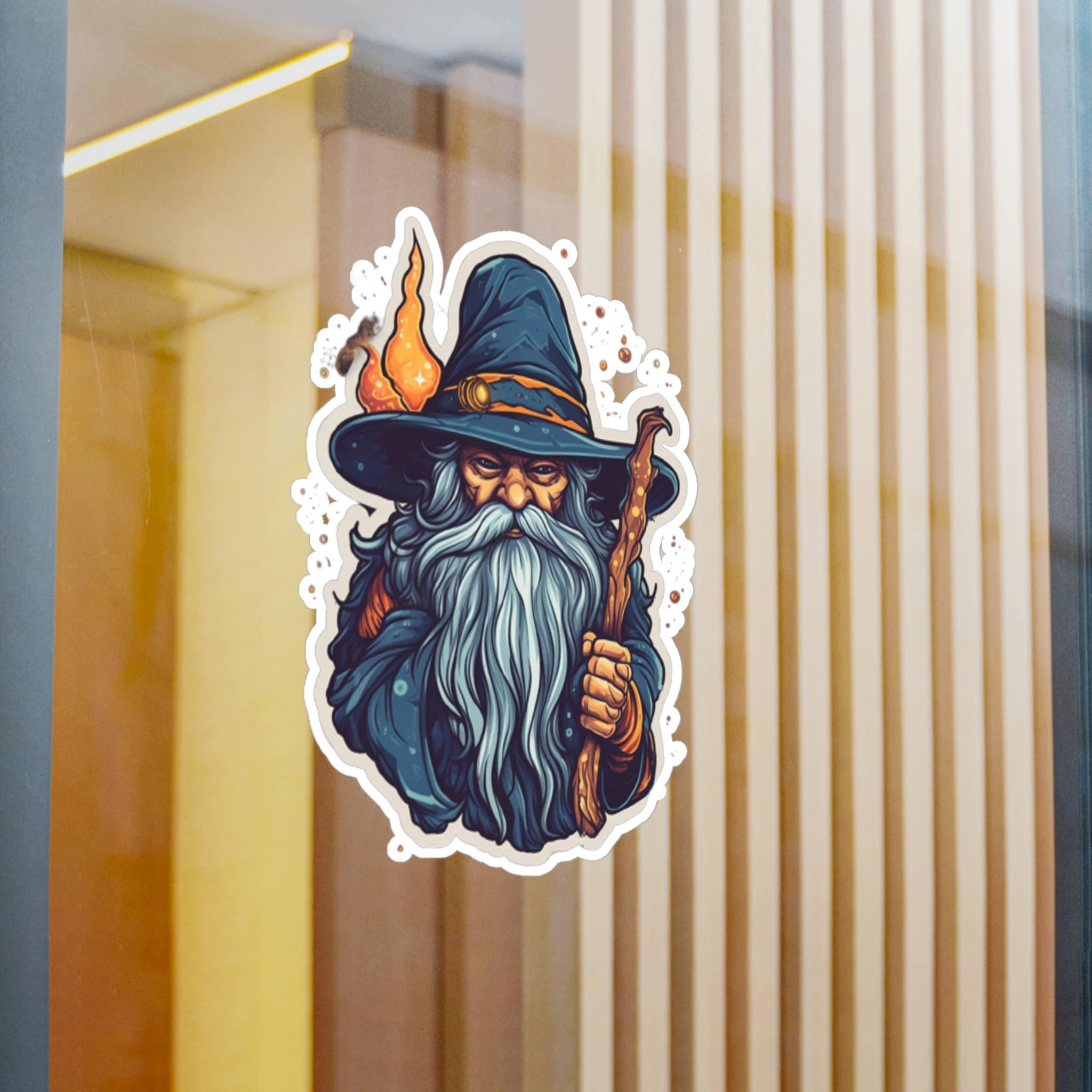 Wizard Vinyl Decal Sticker - Etsy