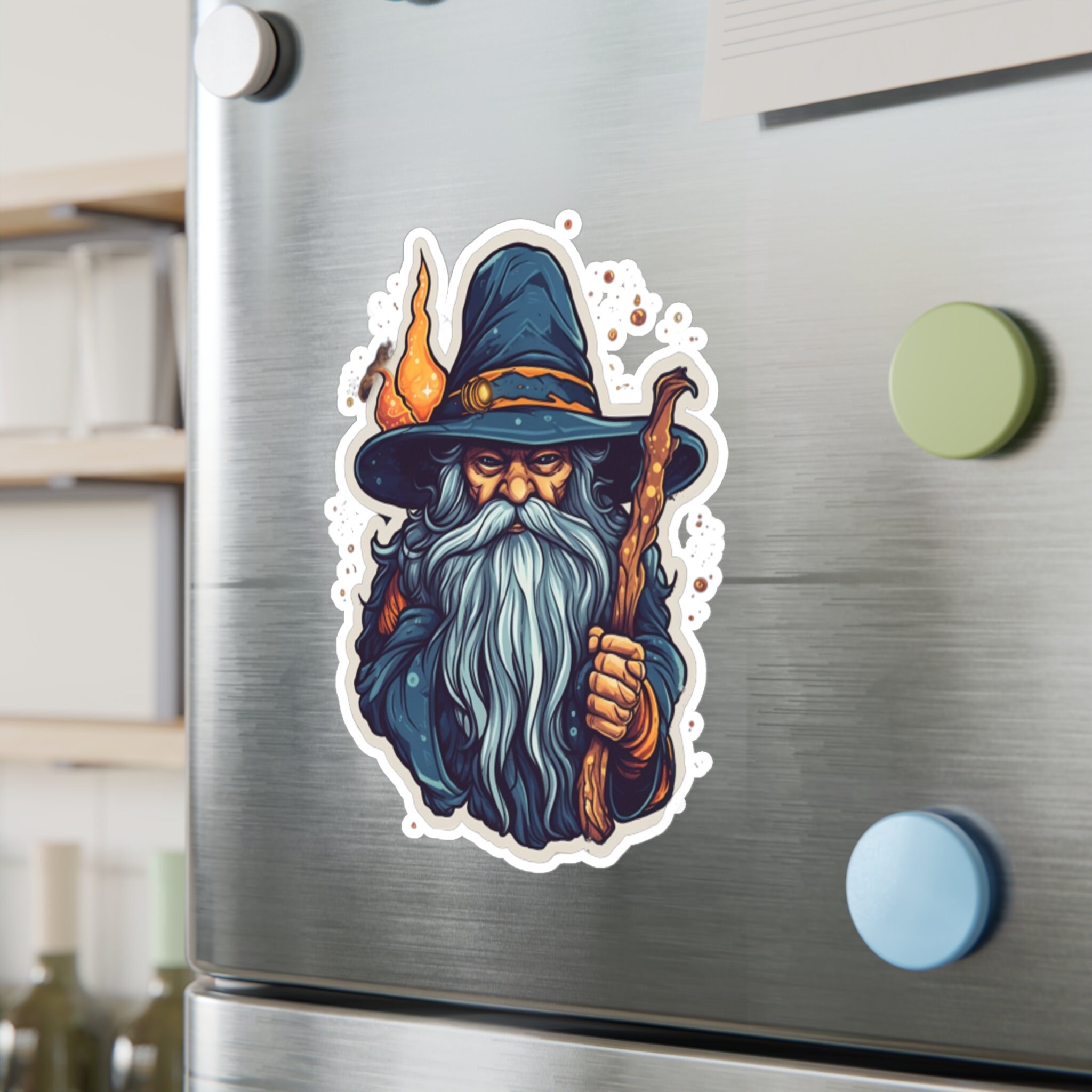 Wizard Vinyl Decal Sticker - Etsy