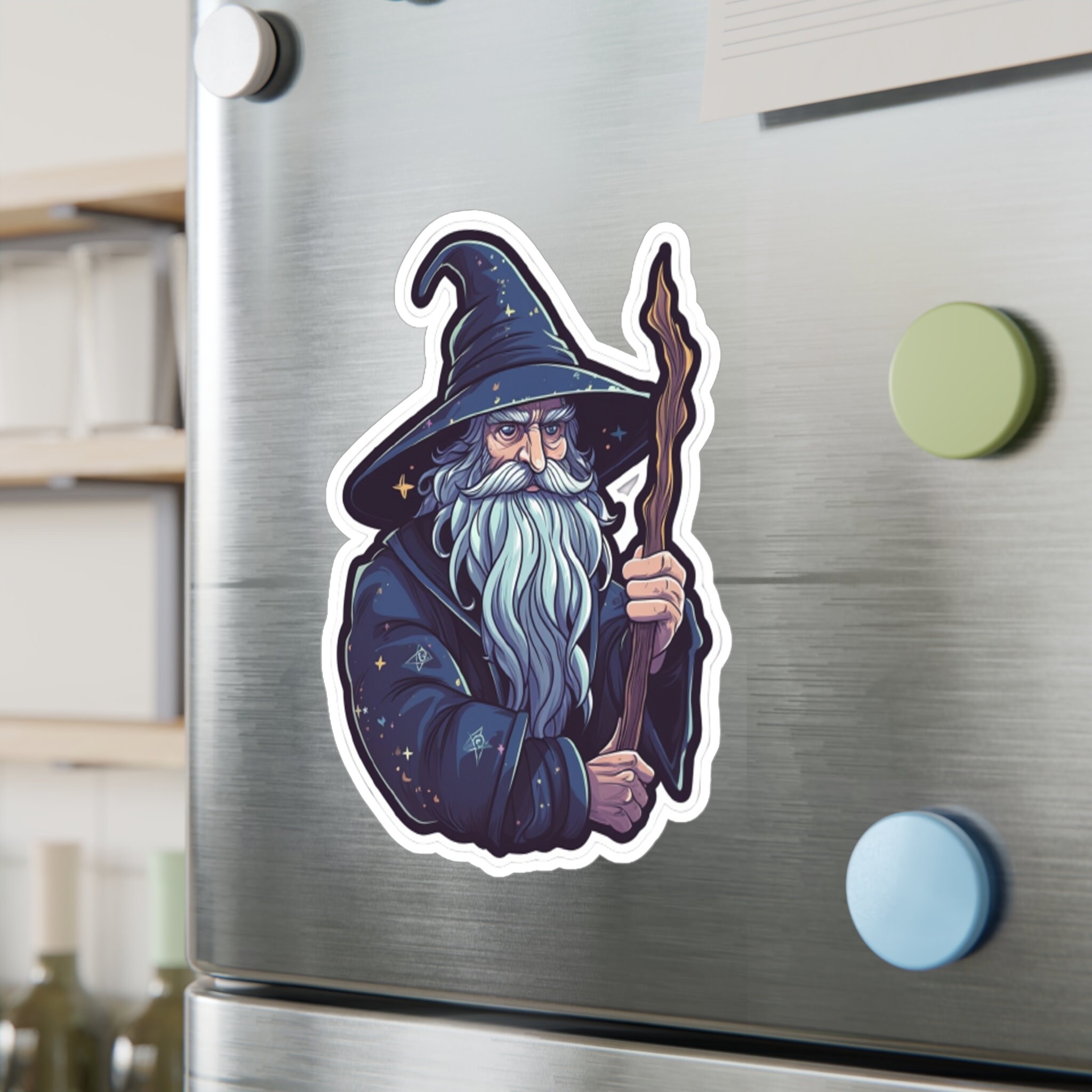 Wizard Vinyl Decal Sticker - Etsy
