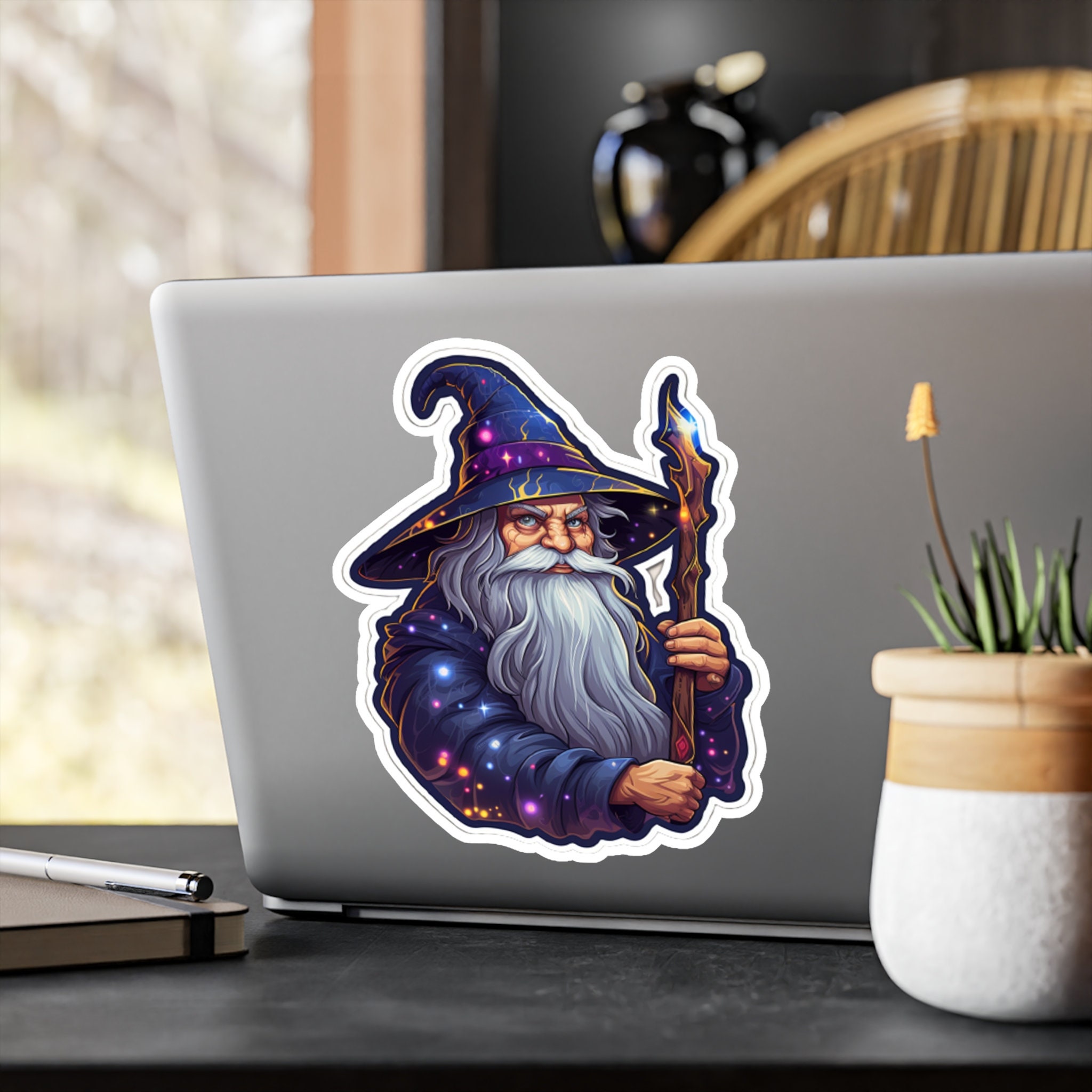 Galactic Wizard Vinyl Decals - Etsy