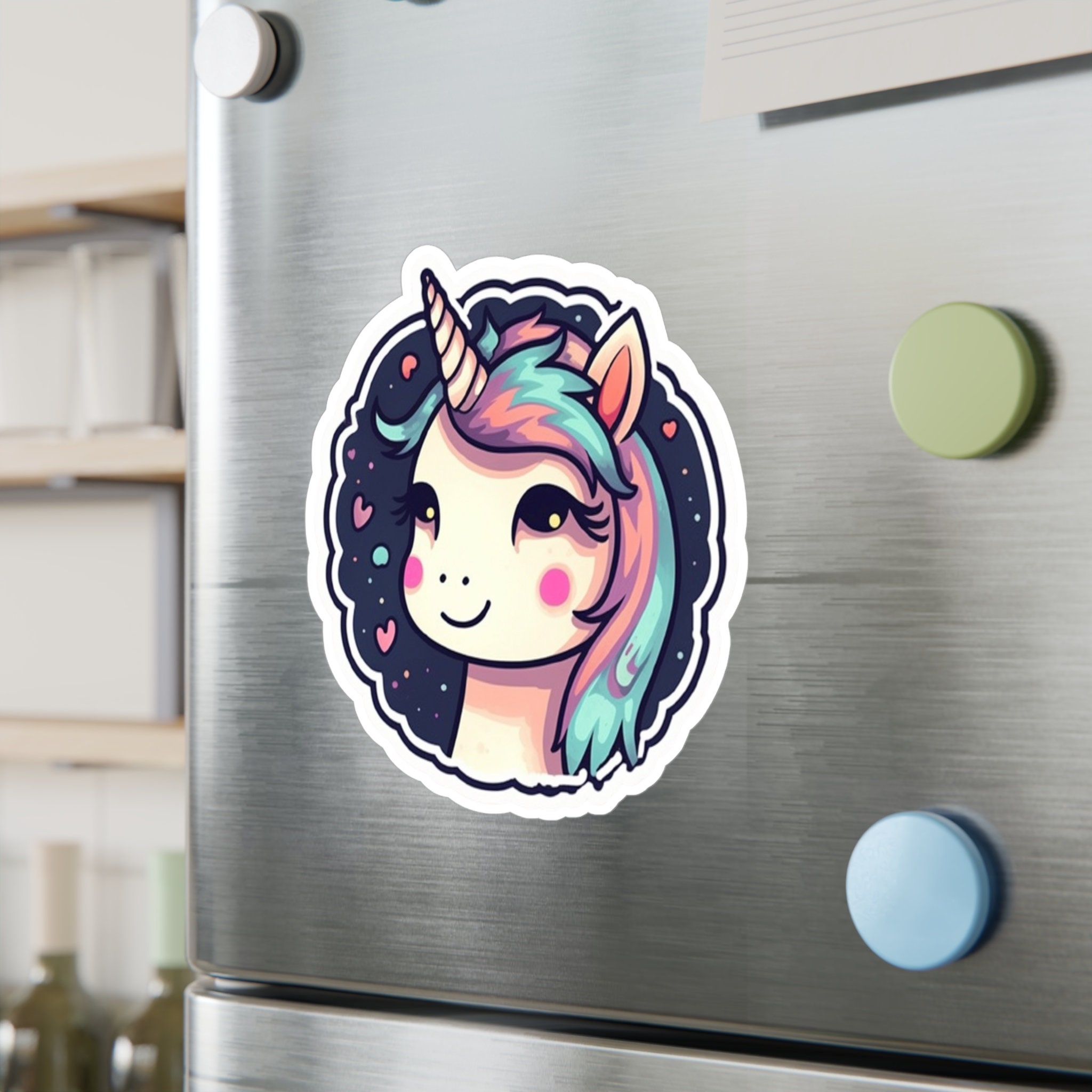 Cute Unicorn Vinyl Decals - Etsy