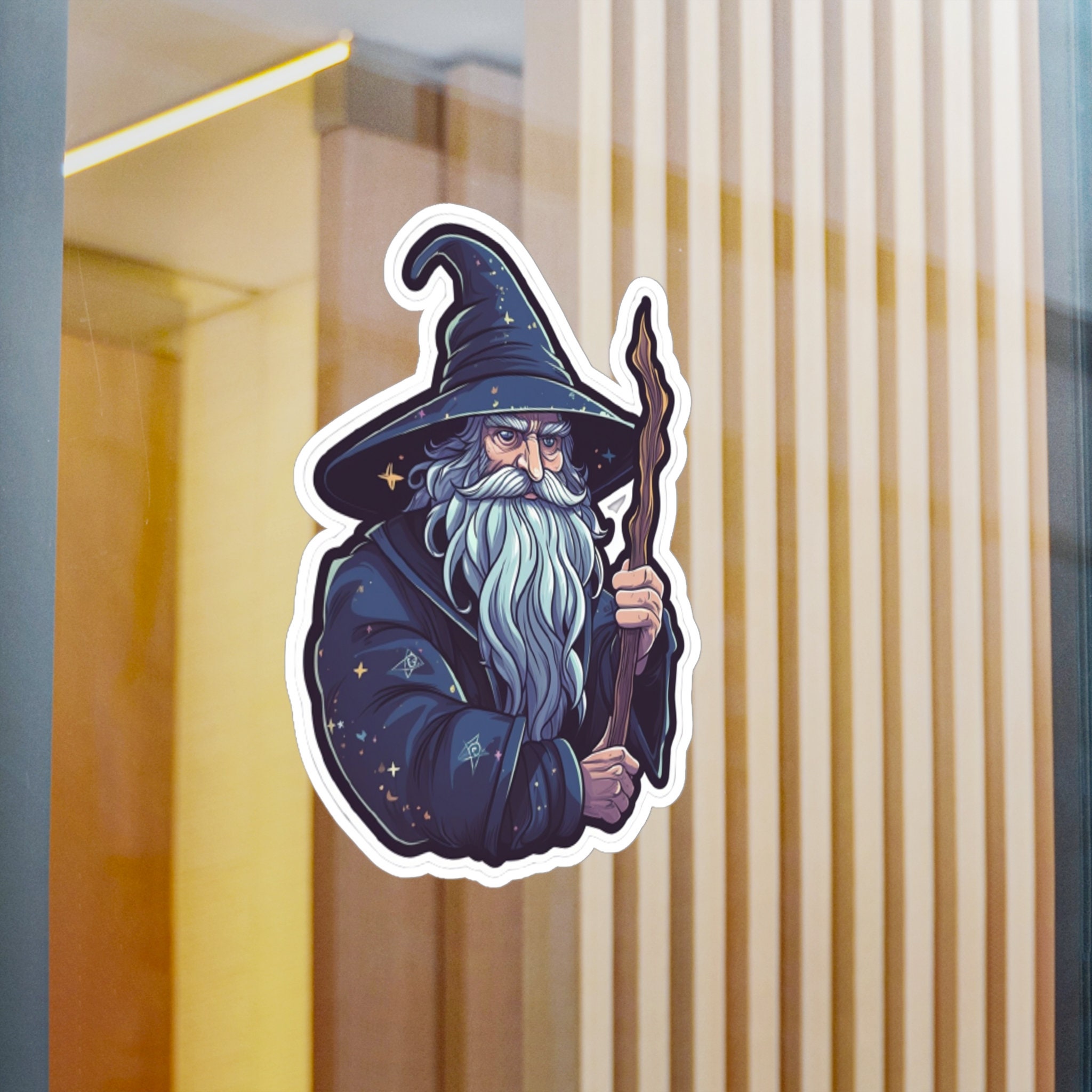 Wizard Vinyl Decal Sticker - Etsy