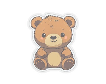 CUTE TEDDY BEAR Printable Stickers - Etsy