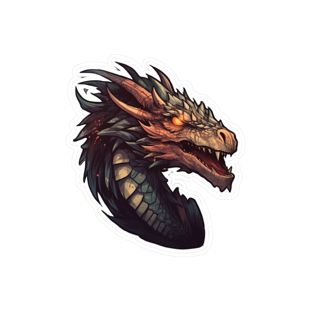Dragon Vinyl Decals - Etsy
