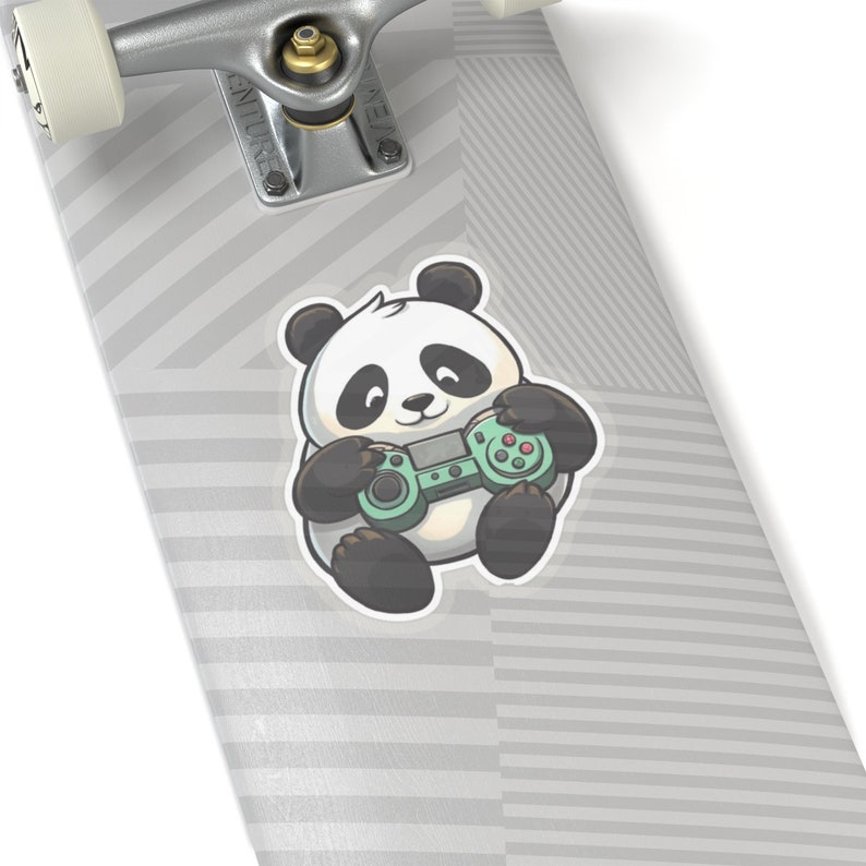 Panda Bear Playing Video Games Stickers - Etsy