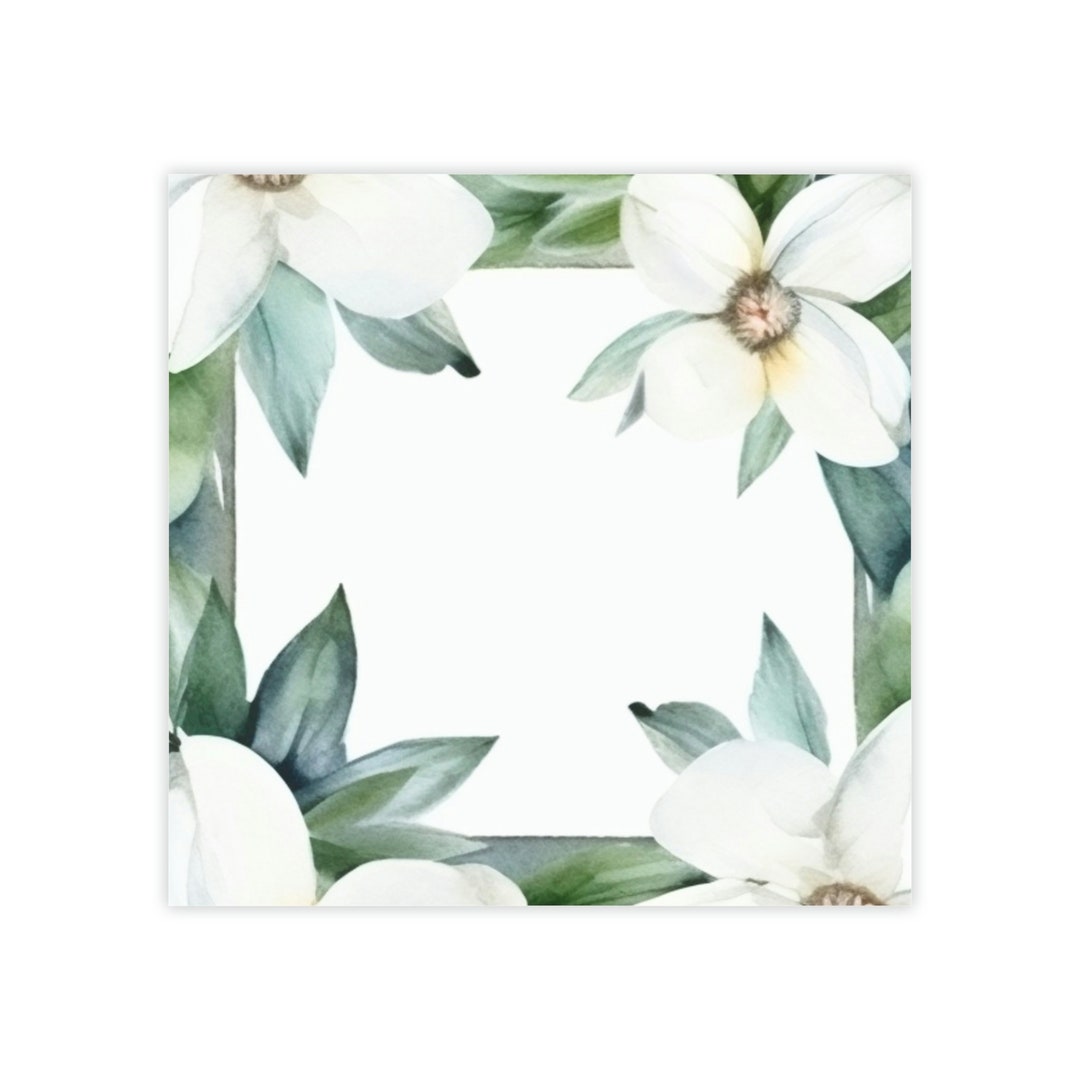 Water Color Flower Post-it® Note Pads - Etsy