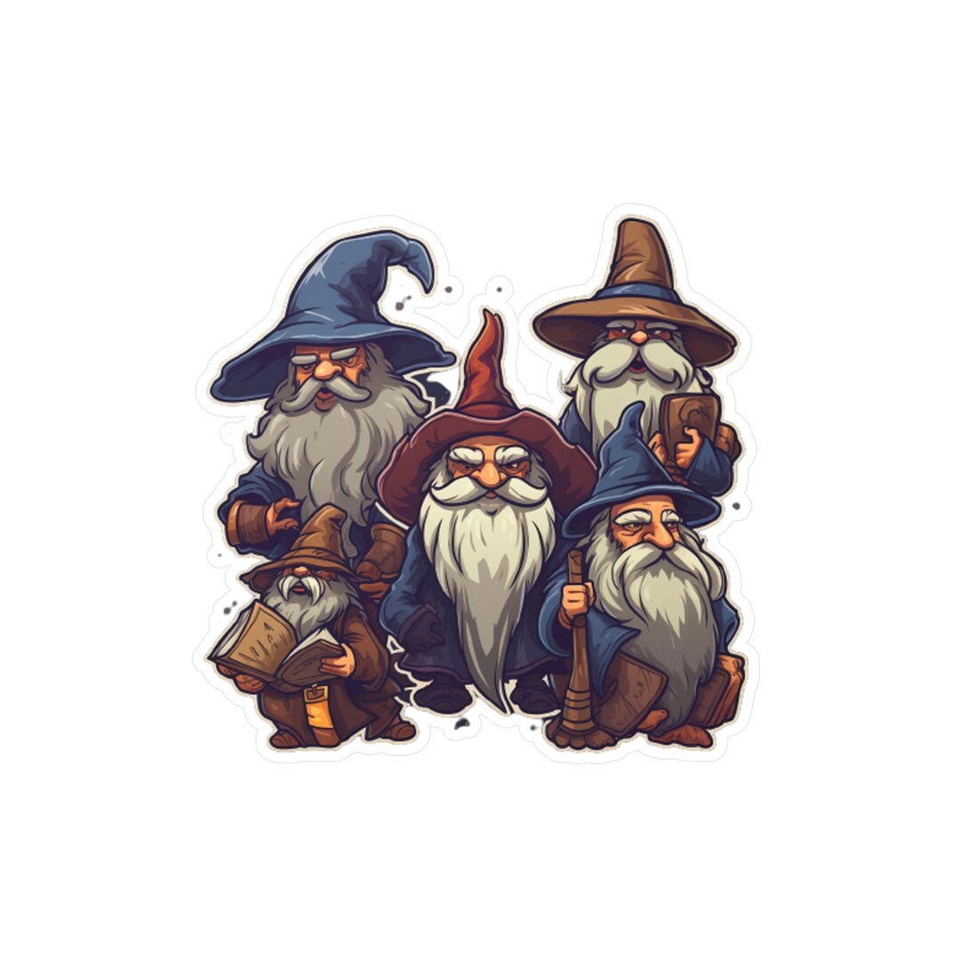 Group of Wizards Vinyl Decals - Etsy