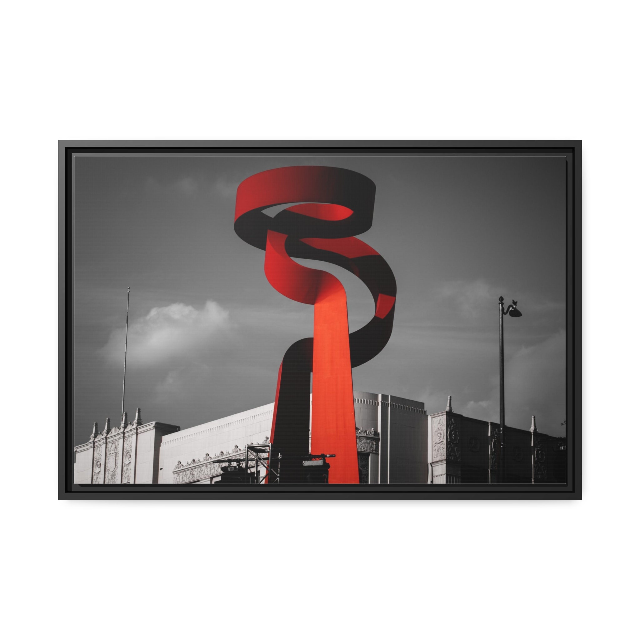 La Antorcha De La Amistad (the Torch of Friendship) Canvas, Black Frame ...