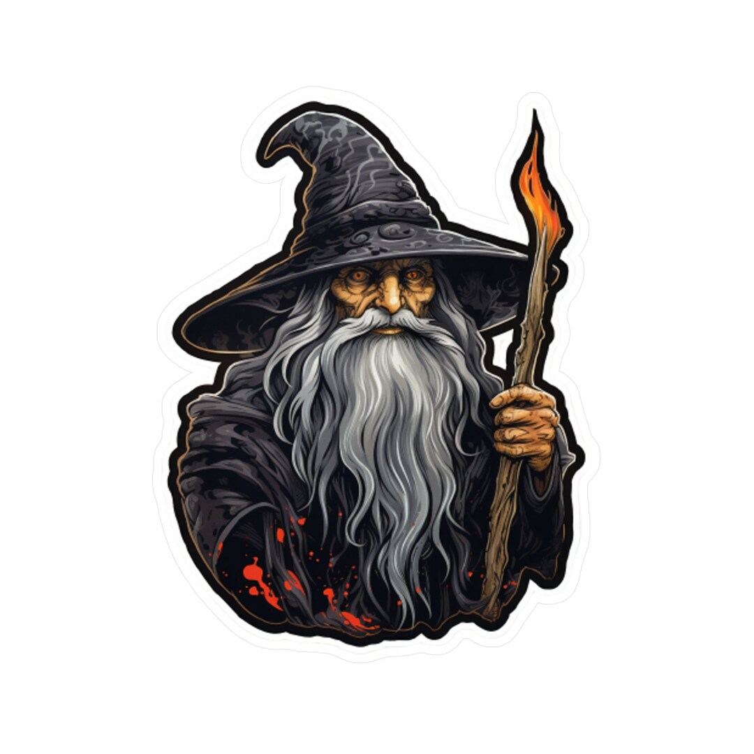 Evil Wizard Vinyl Decals - Etsy