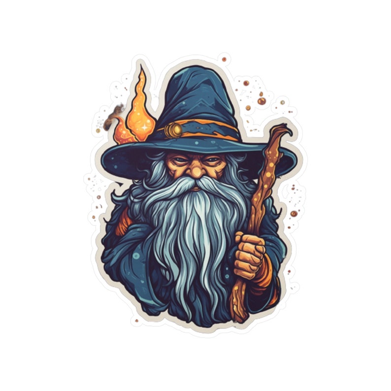 Wizard Vinyl Decal Sticker - Etsy