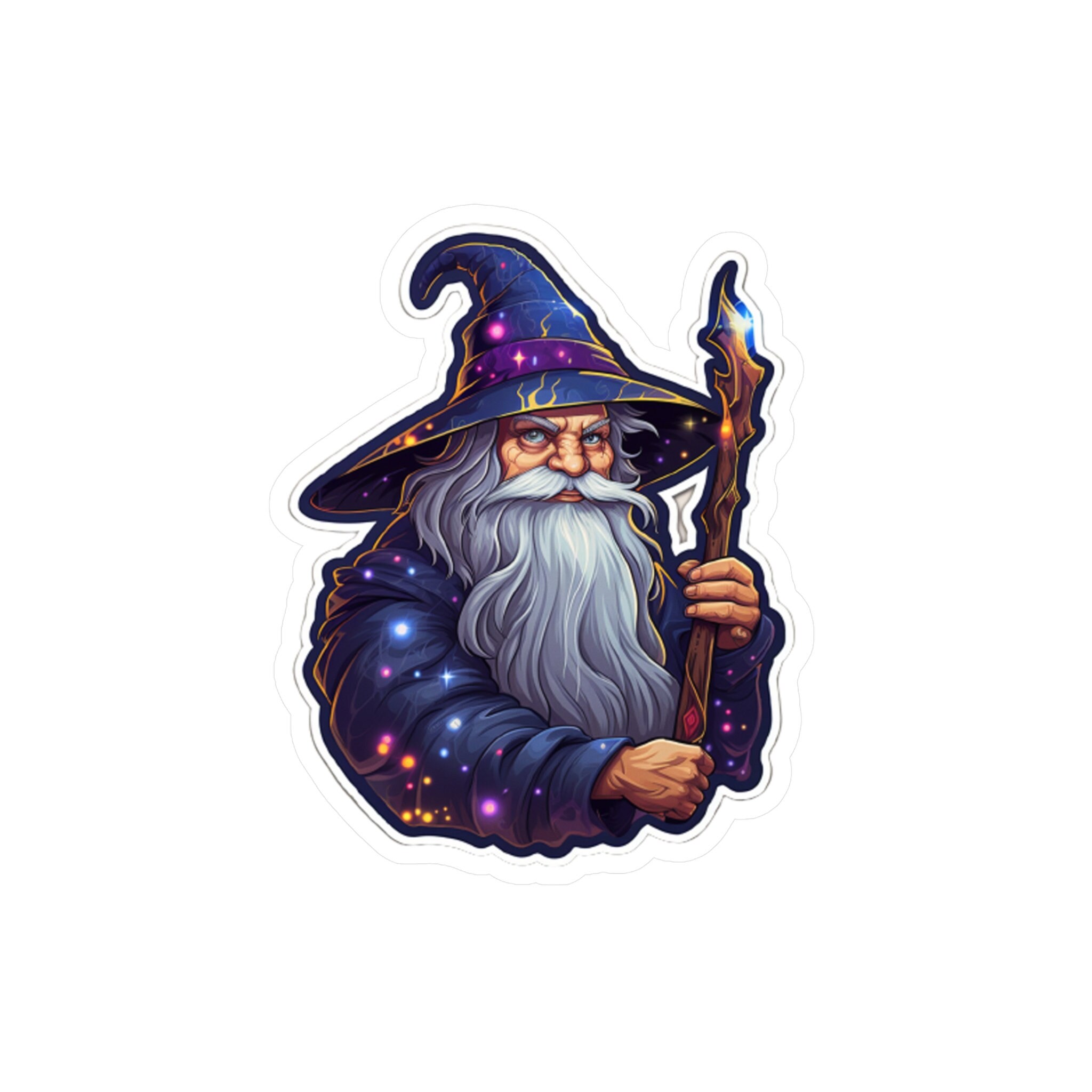 Galactic Wizard Vinyl Decals - Etsy