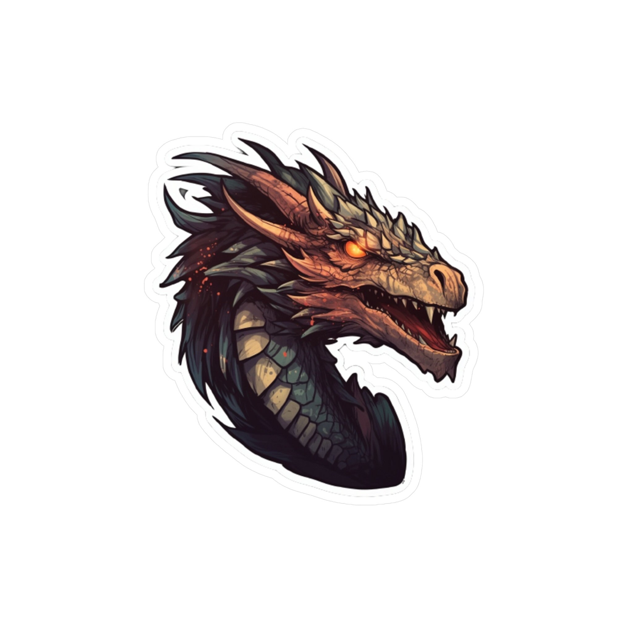 Dragon Vinyl Decals - Etsy