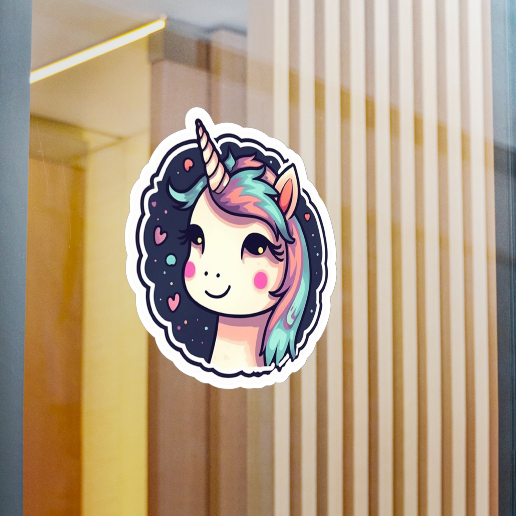 Cute Unicorn Vinyl Decals - Etsy