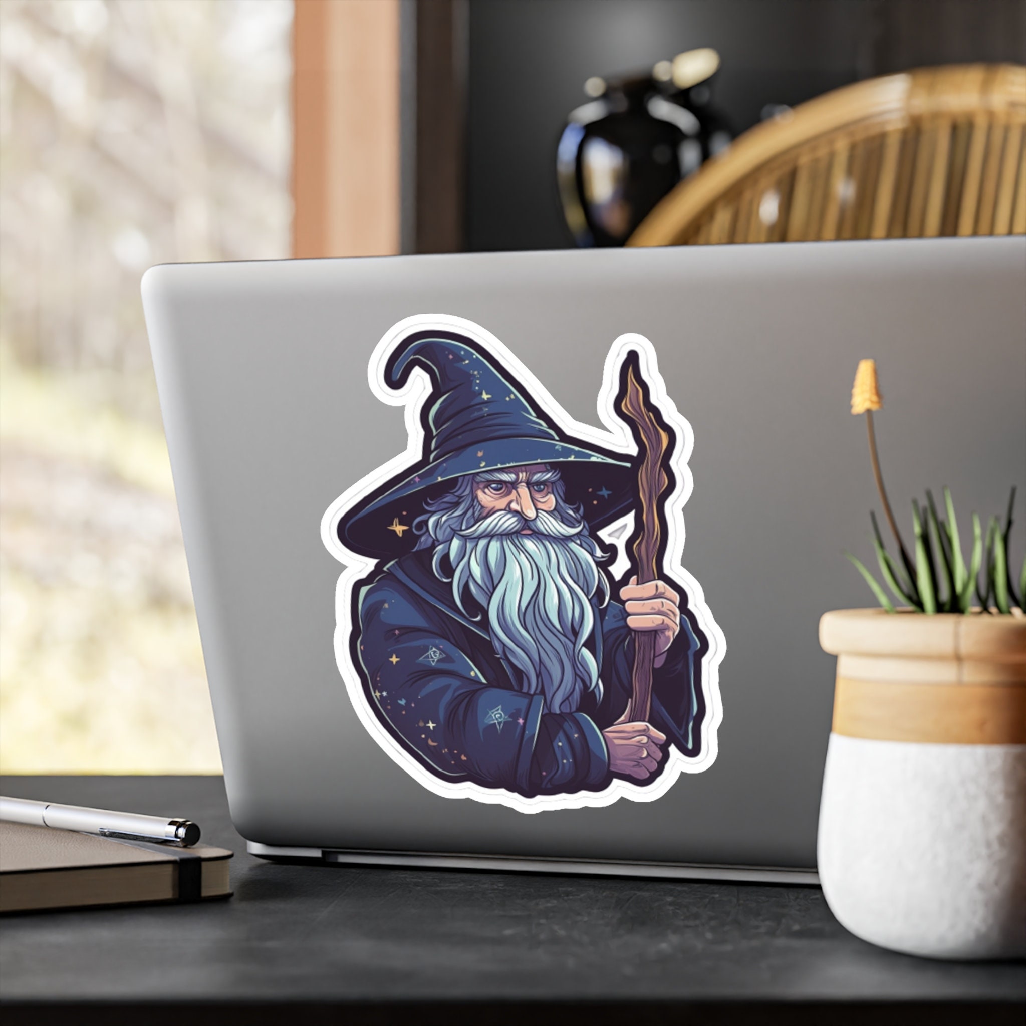 Wizard Vinyl Decal Sticker - Etsy