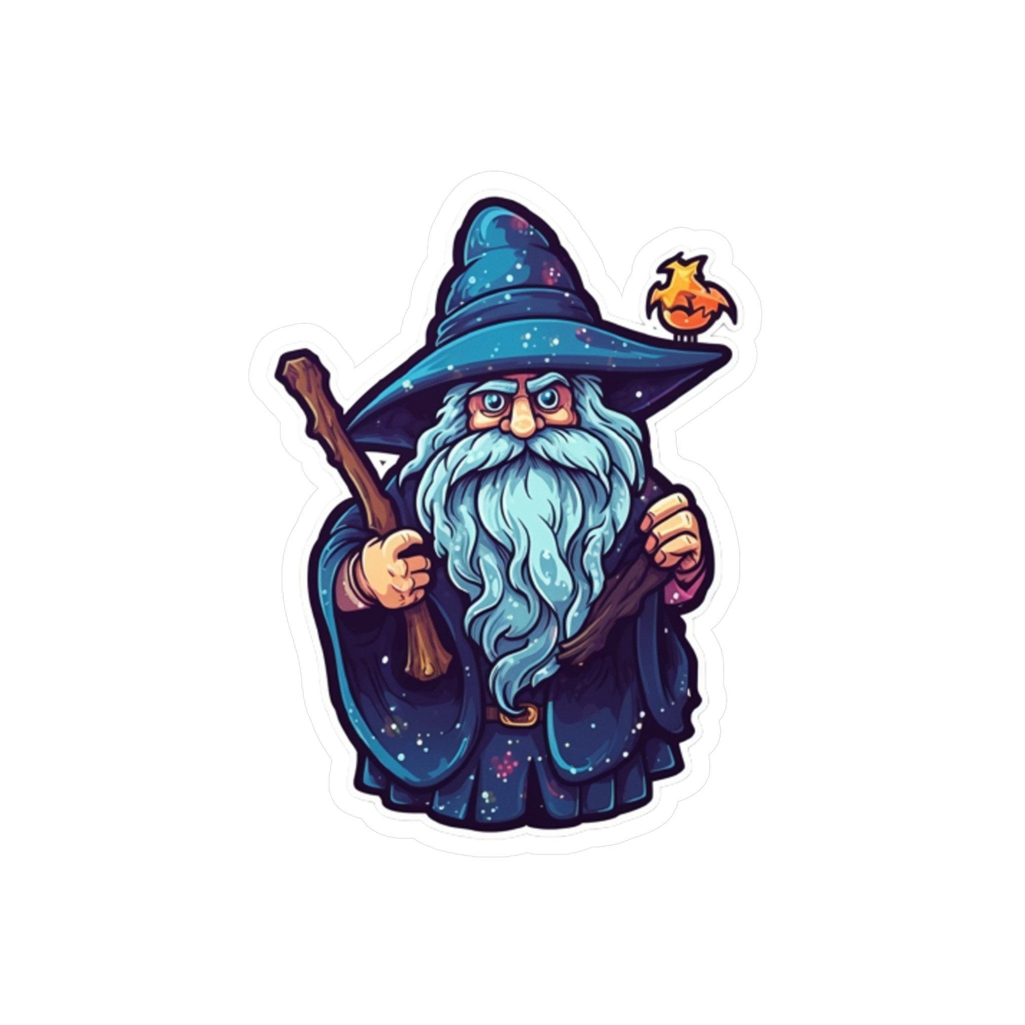 Wizard Vinyl Decal Sticker - Etsy