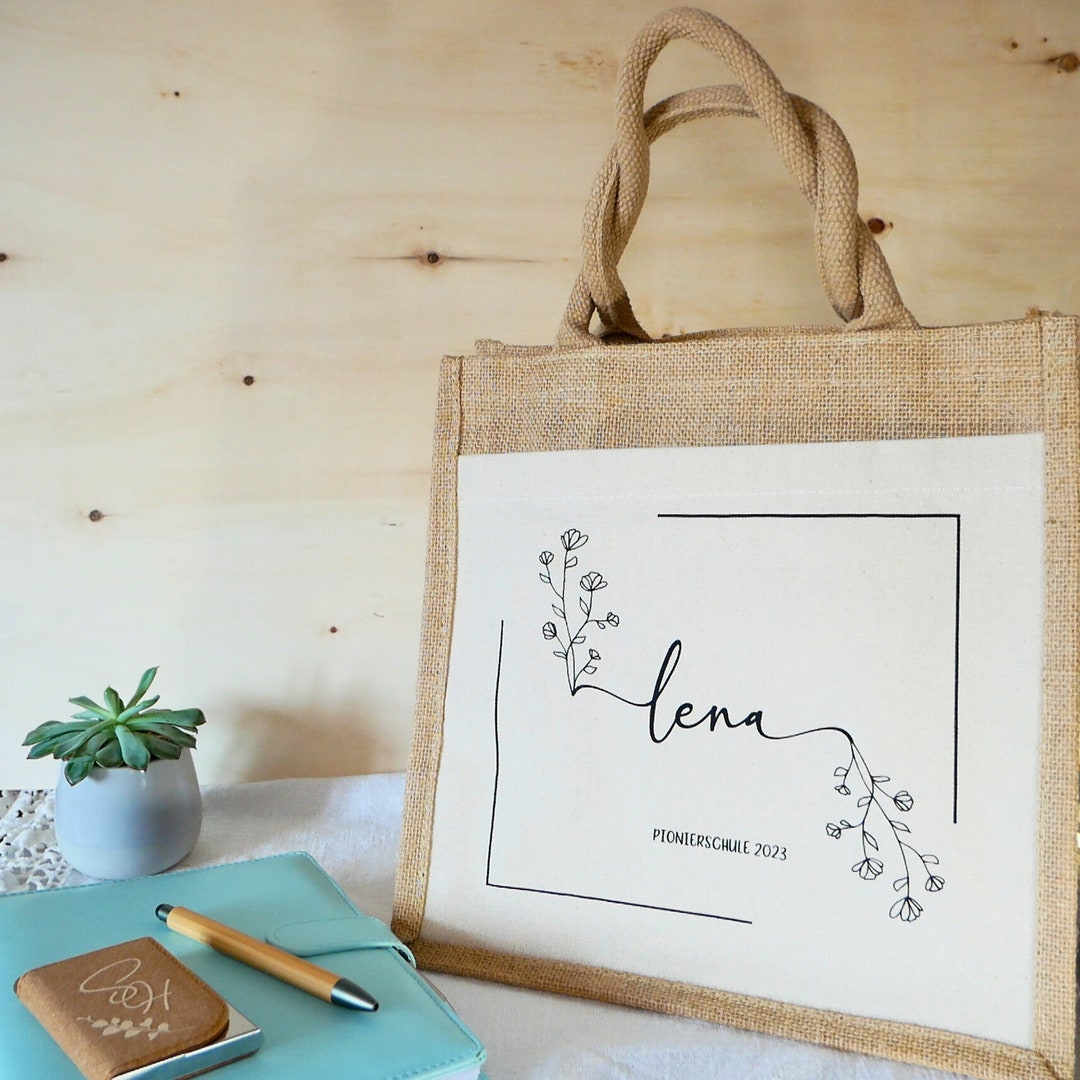Jute Bag Personalized JW / Bag With Bible Verse / Gift Bag / Gift Bag ...