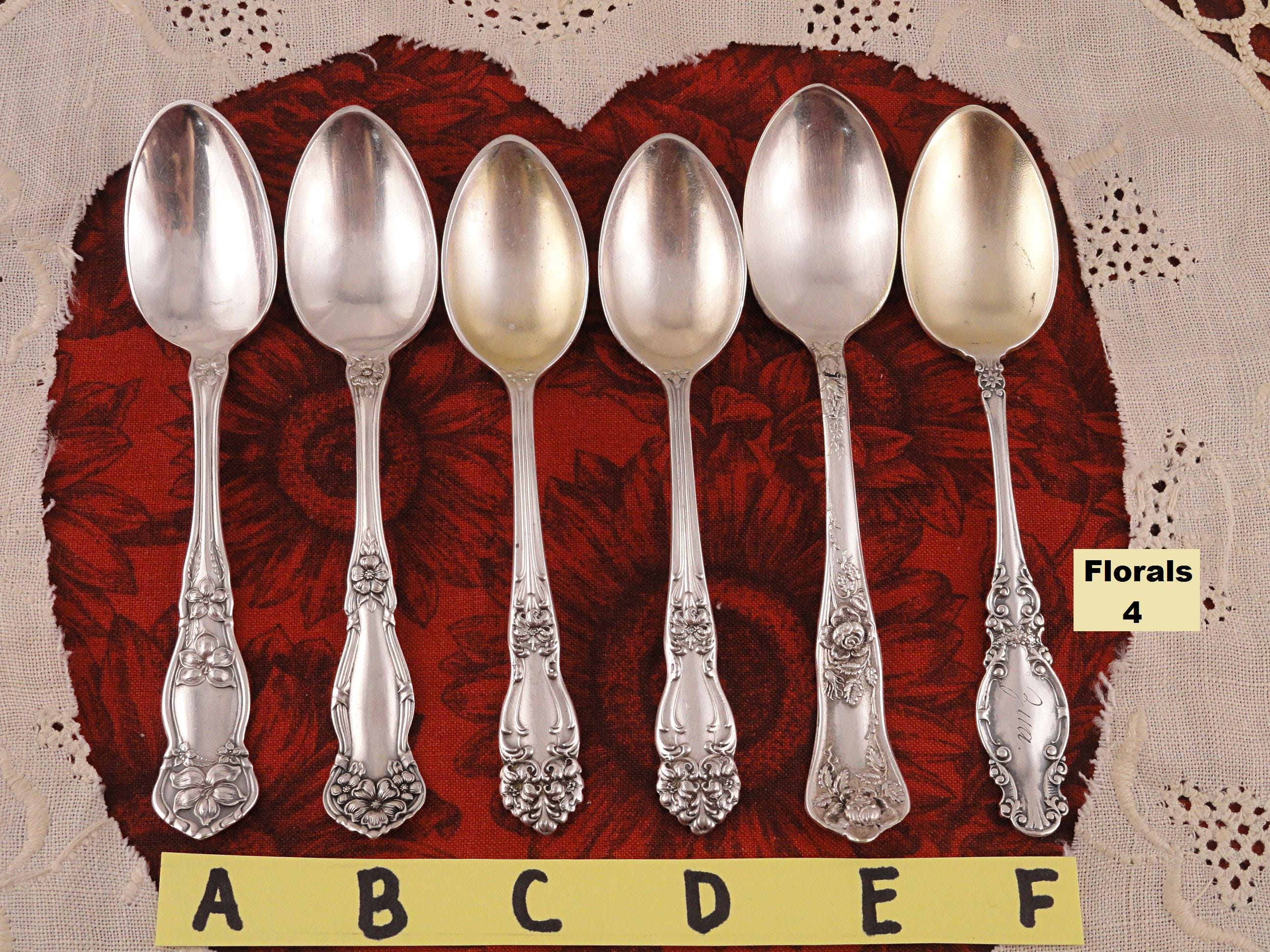 Antique Demitasse Spoons Silverplate _ Expresso _ Coffee _ Choice of ...
