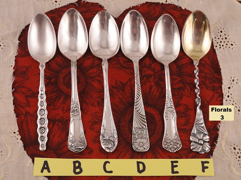 Antique Demitasse Spoons Silverplate _ Expresso _ Coffee _ Choice of ...