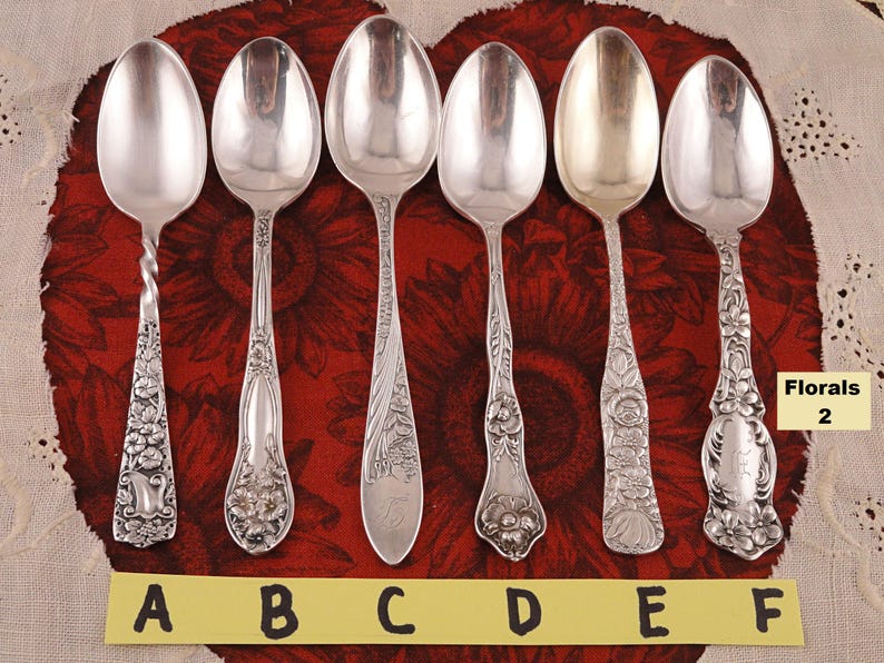 Antique Demitasse Spoons Silverplate _ Expresso _ Coffee _ Choice of ...