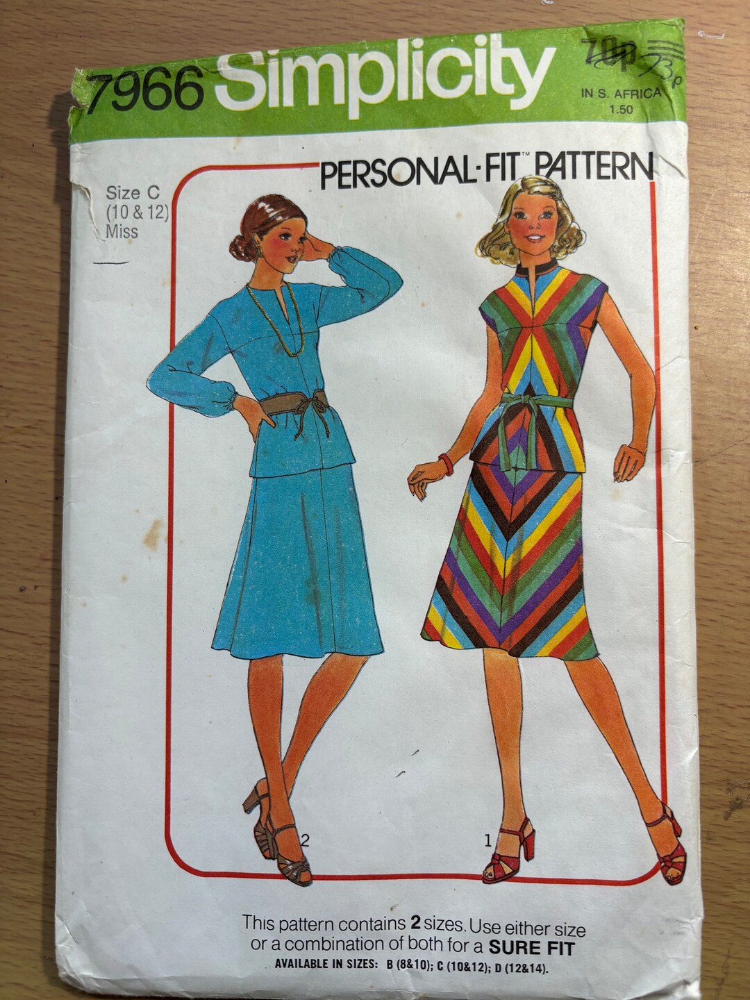 1977 Simplicity 7966 Sewing Pattern - Etsy