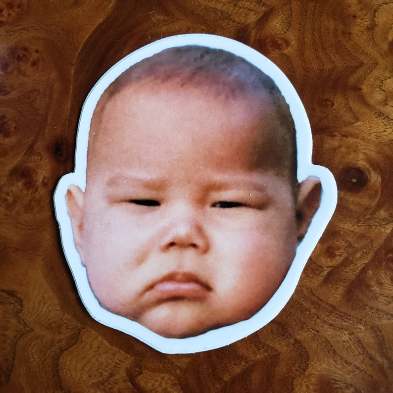 Chubby Korean Baby Sticker - Etsy