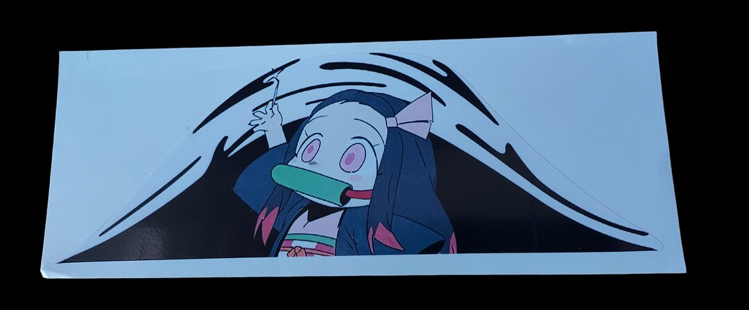 Anime Peeker Car Sticker - Etsy