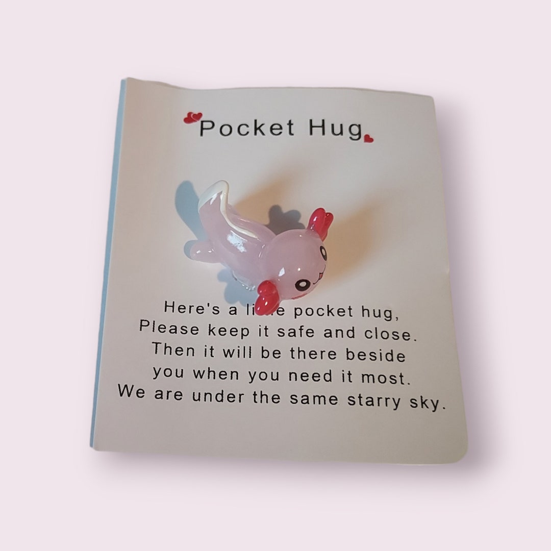 Axolotl Pocket Hug. - Etsy