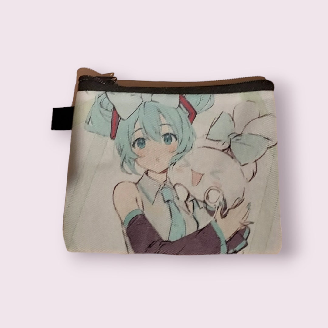 Blue Haired Anime Girl Wallet - Etsy