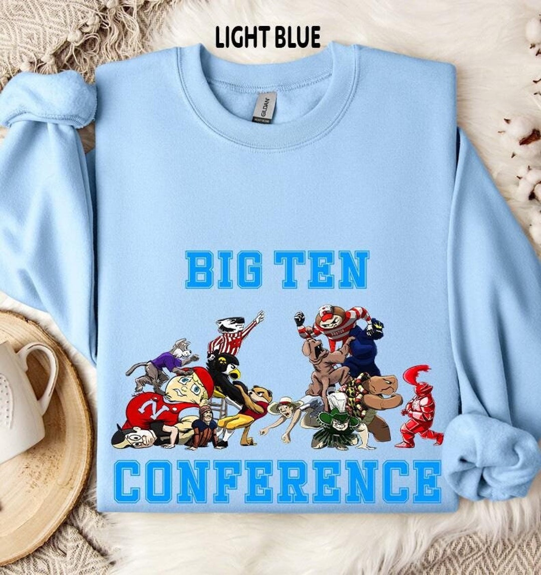 BIG TEN Mascot College Football Shirt Sweatshirt Hoodie, Big Ten ...