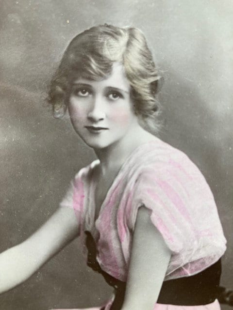 3 Tinted Pretty Lady Postcards, Lilywhite Embroidery, Made in England ...