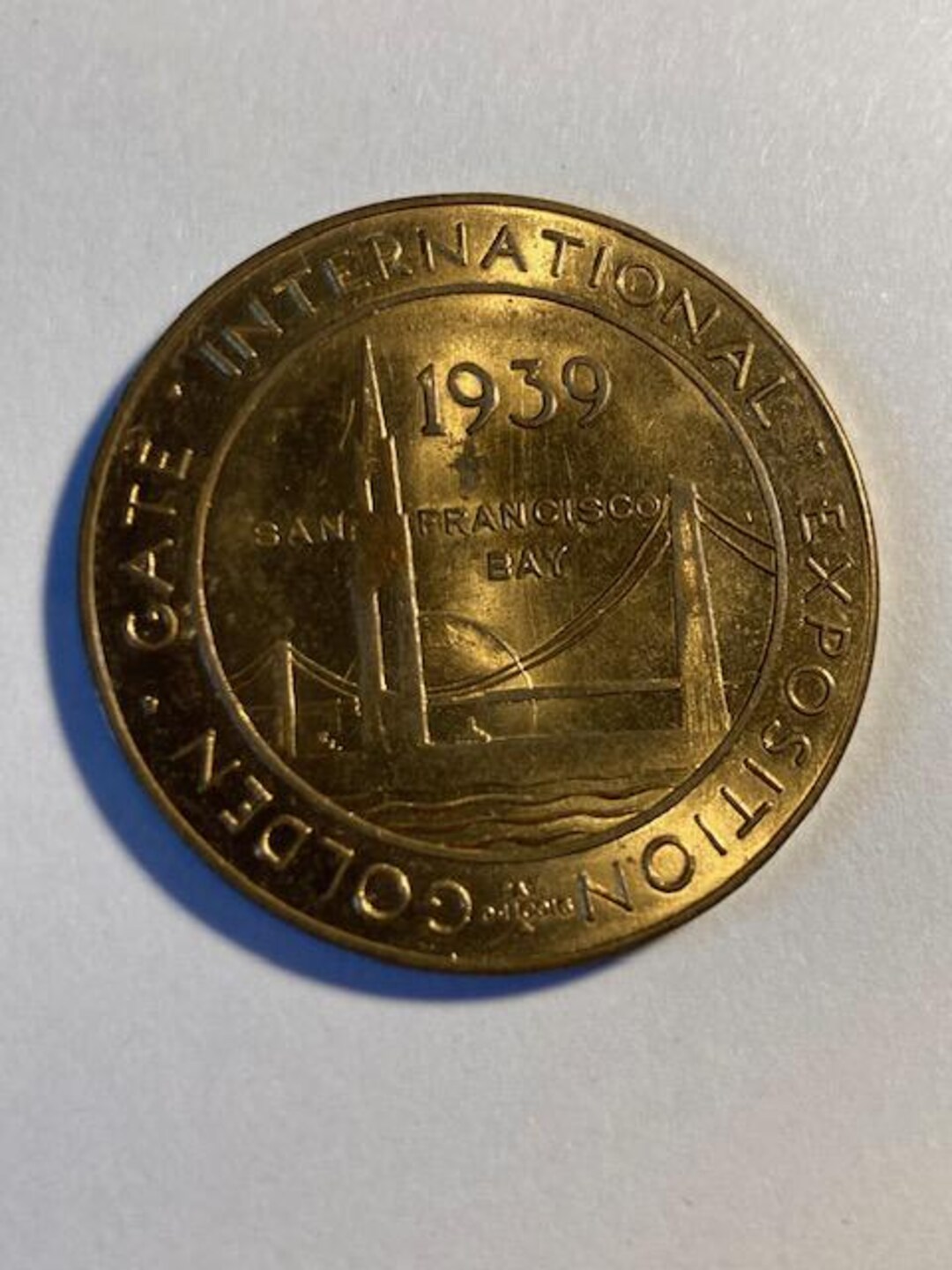 2 Treasure Island Souvenir Coins, P.P.I.E, San Francisco Expo, Quality ...