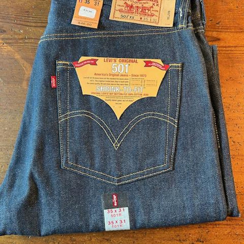 Shrink to Fit Levi 501 - Etsy