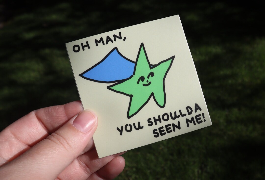 Sense of Accomplishment Star Hero Sticker - Etsy