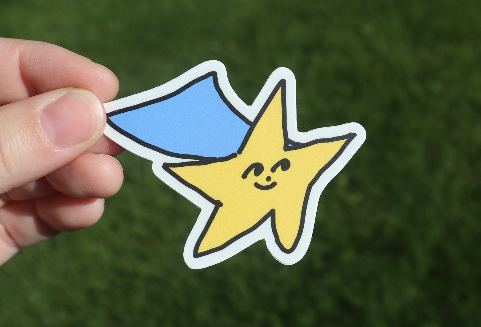 Star Hero Sticker With Cape! - Etsy