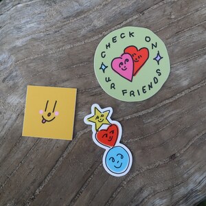 Check on Ur Friends Sticker - Etsy